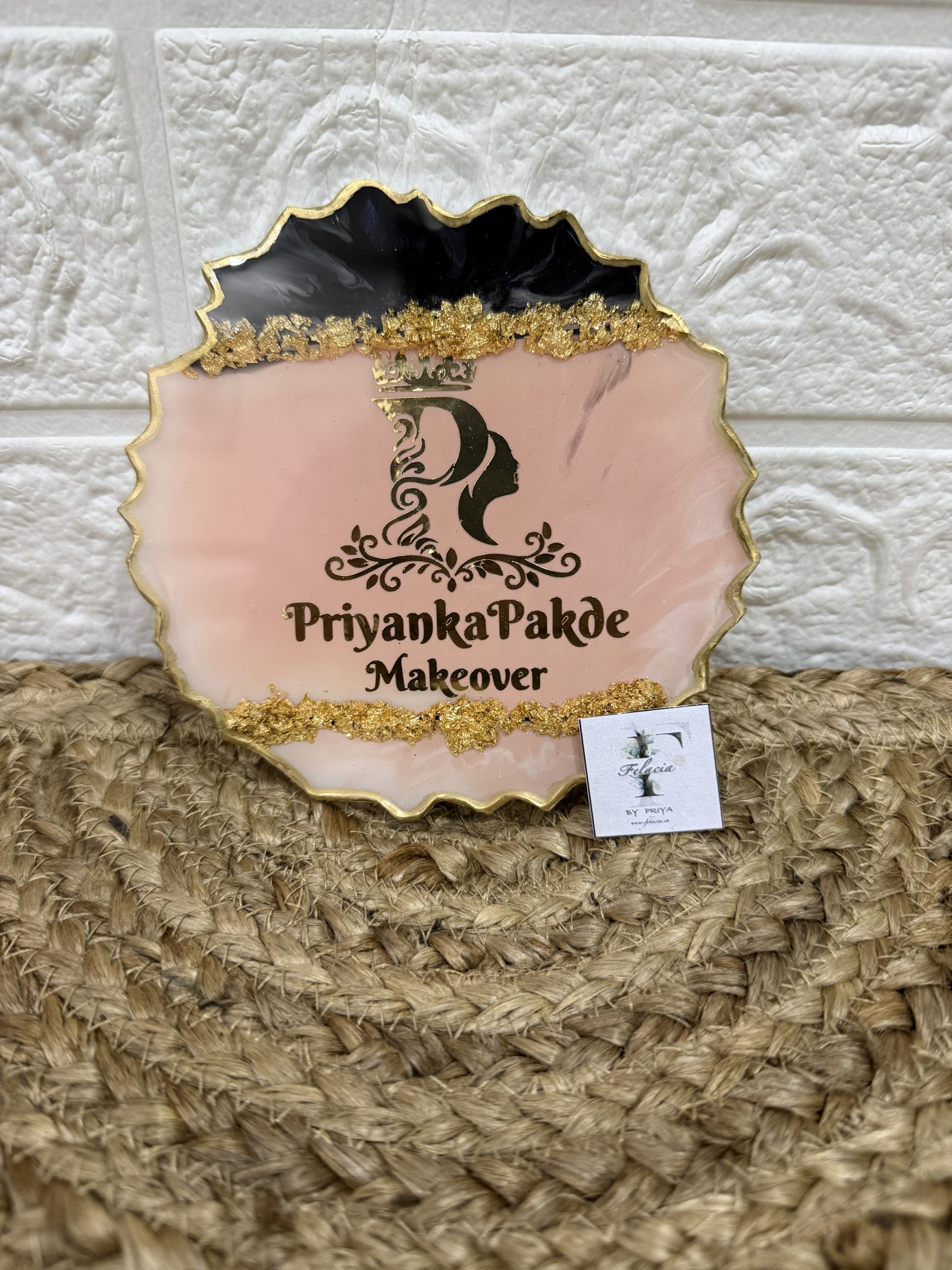 Artisan Resin Makeup Mixing Palette (5") - The Resin Studio